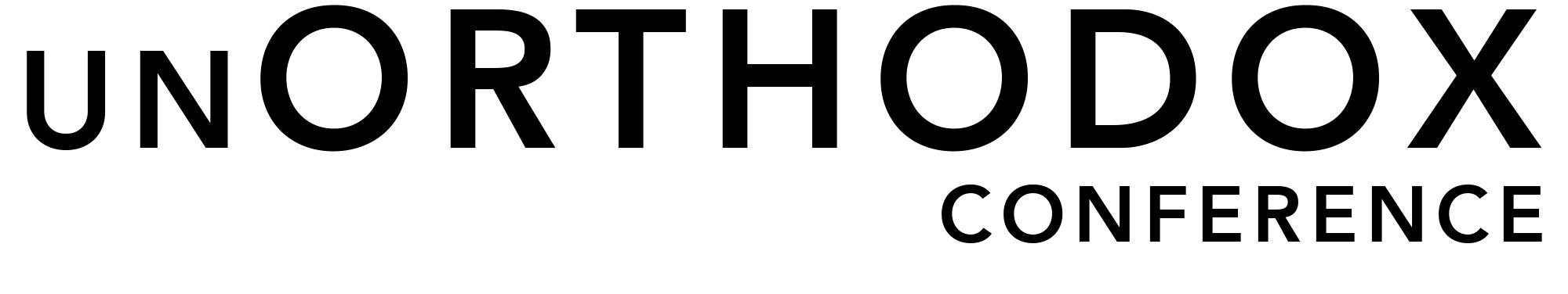 Unorthodox Conference Logo Black – unOrthodox Conference